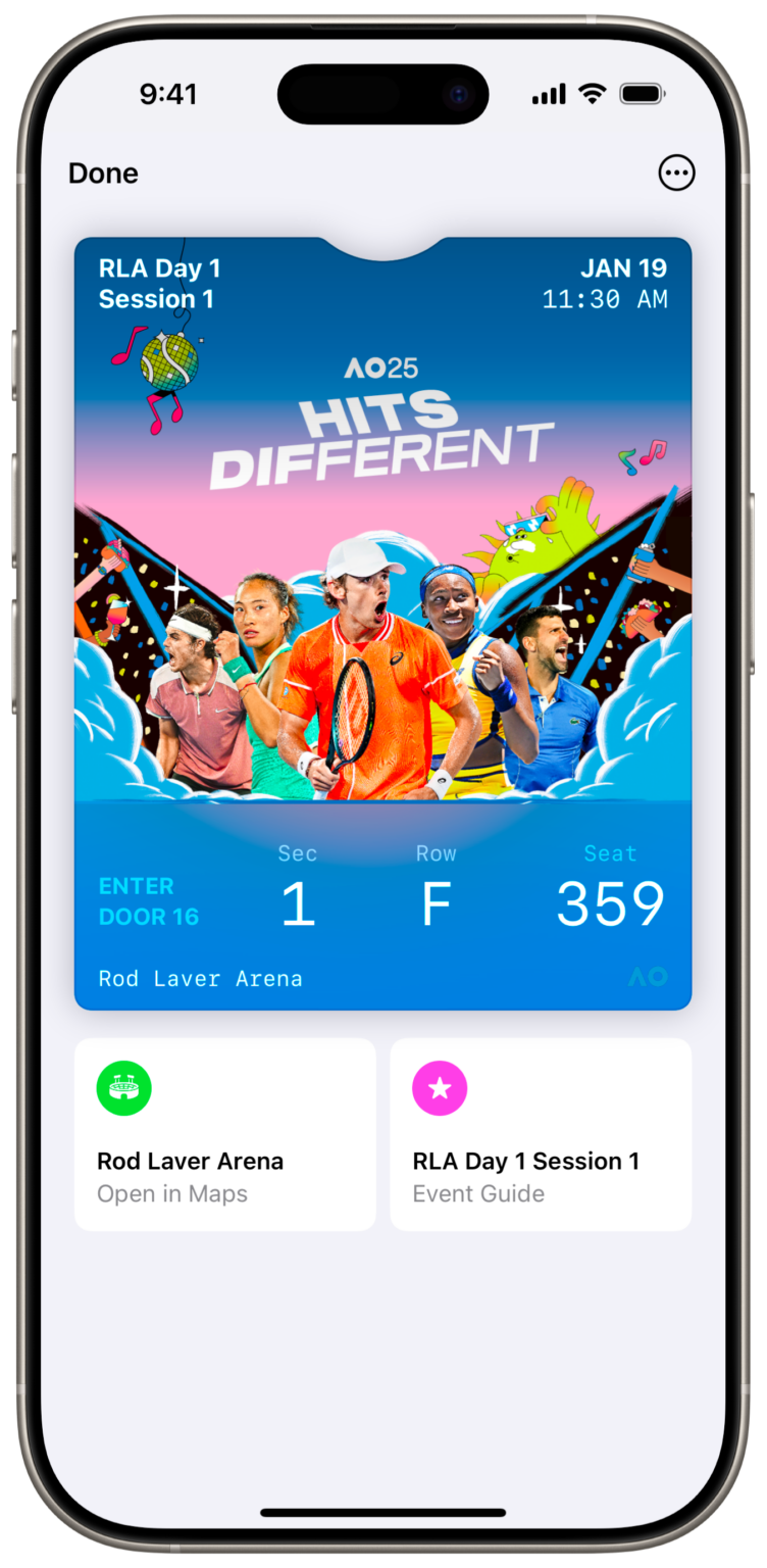 New, Enhanced Ticket Experience In Apple Wallet Enabled For Australian ...