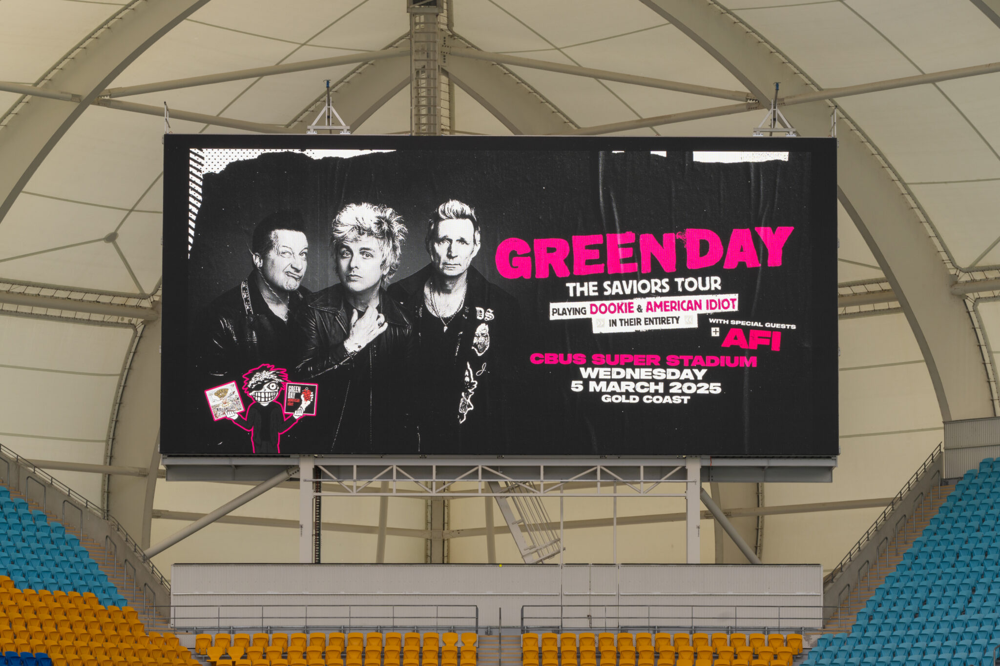 Welcome To Paradise: Green Day Prepares To Rock Cbus Super Stadium For ...